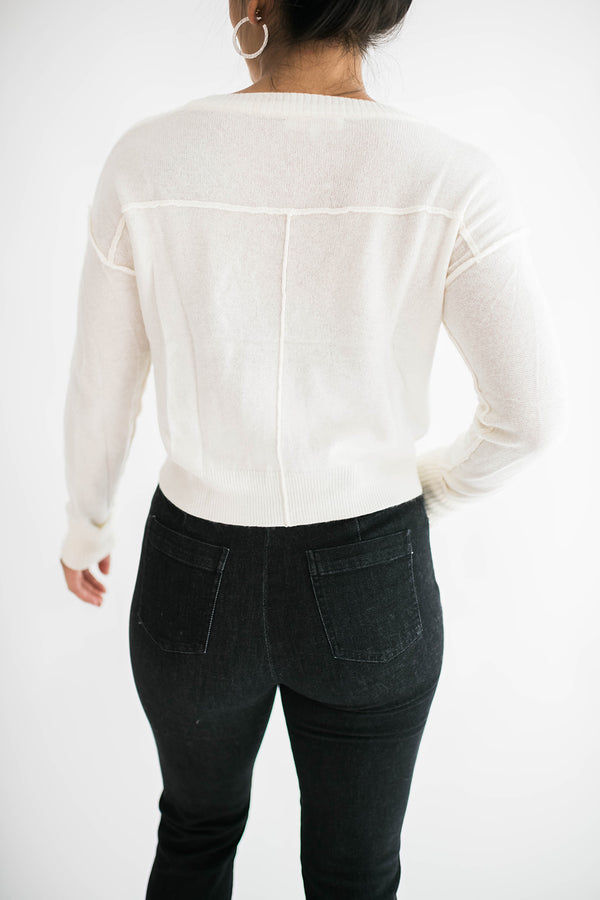 Alexia Sweater Ivory - falcon park