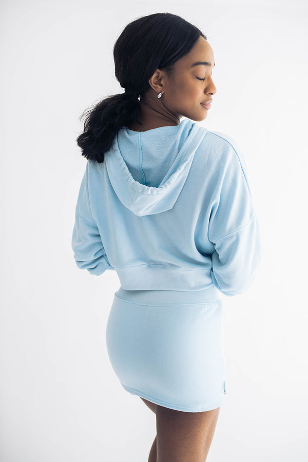 Jeanie French Terry Hoodie & Skort Set - falcon park